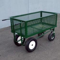 4WPC2-16"-SIDES ACCESSORY ADD-ON 4-WHEEL PUSH CART 16 INCH MESH SIDES